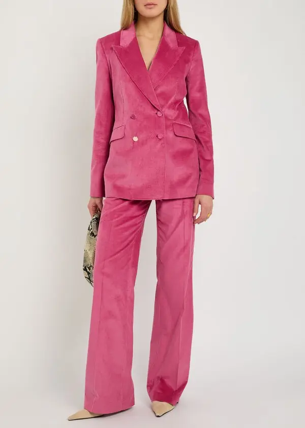 Gabriela Hearst Double-breasted Corduroy Blazer