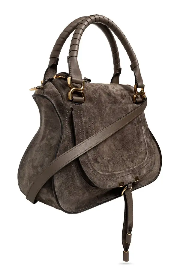 Chloé Marcie Shoulder Bag - Grey