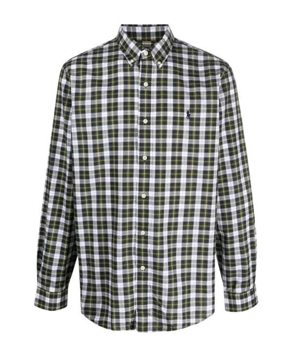 Polo Ralph Lauren Plaid-check Pattern Cotton Shirt