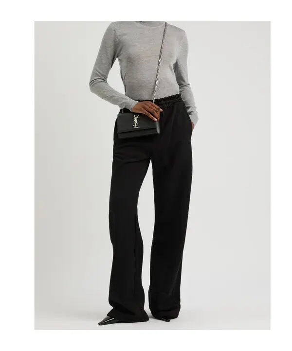 Saint Laurent Cassandre Fine-knit Wool Jumper
