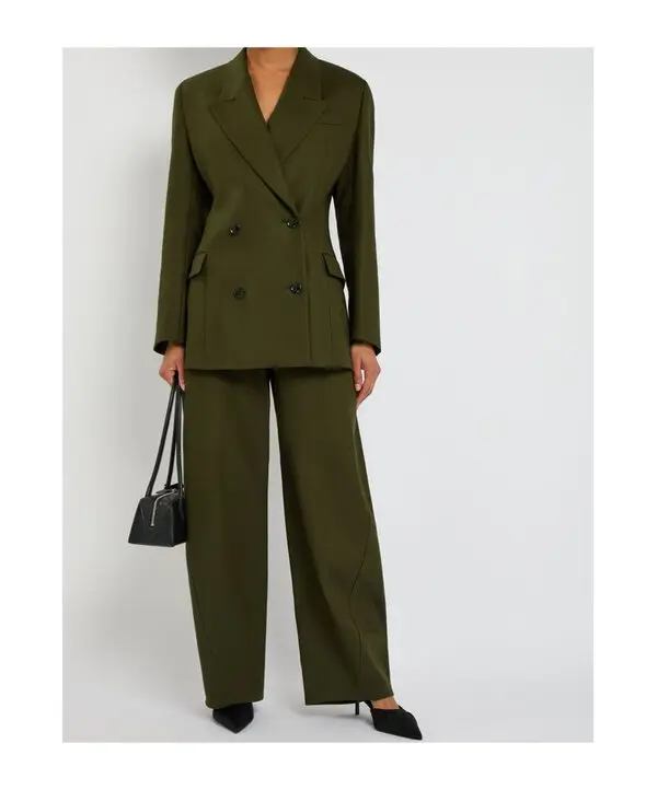 Alaïa Double-breasted Cotton Blazer