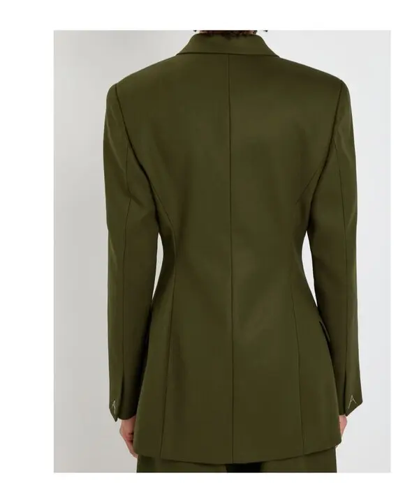 Alaïa Double-breasted Cotton Blazer
