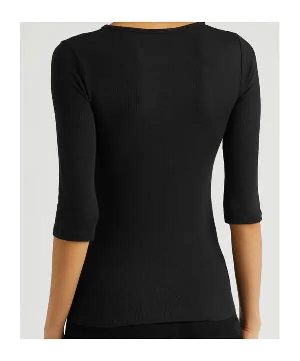 Vince Ribbed Stretch-jersey Top