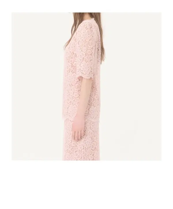 Valentino Garavani Lace Top - Pink