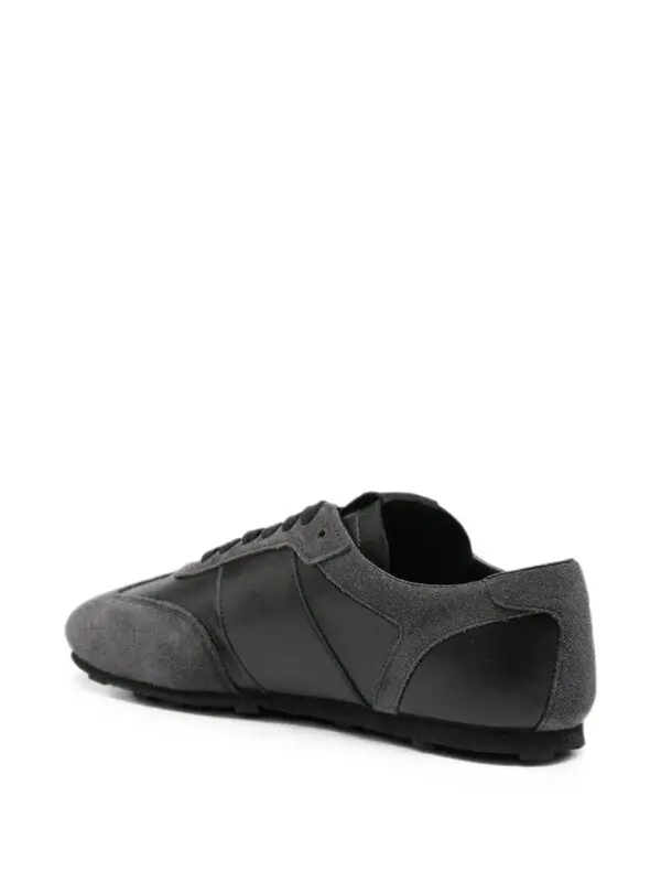Marni Panelled Logo Embroidered Sneakers