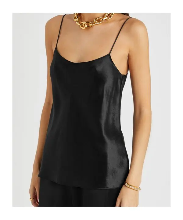 Vince Hammered Satin Top