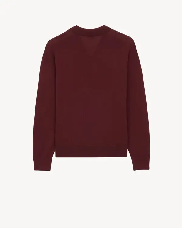 Saint Laurent V-neck Long-sleeved Jumper