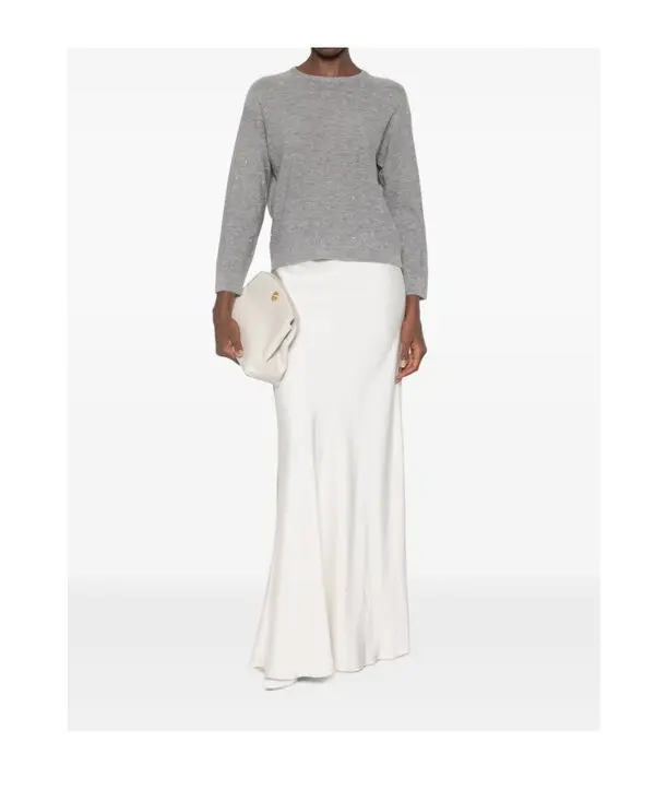Fabiana Filippi Ribbed Crew-neck Knit Top