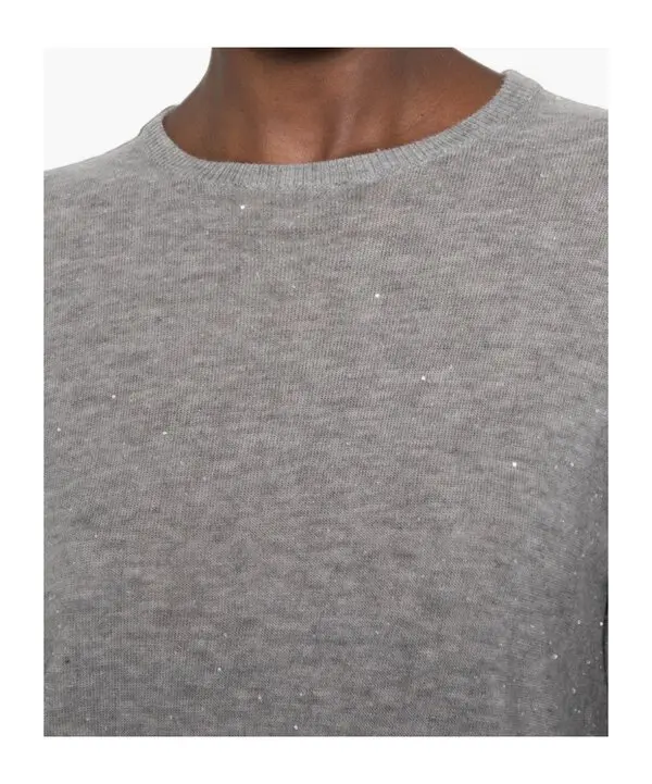 Fabiana Filippi Ribbed Crew-neck Knit Top
