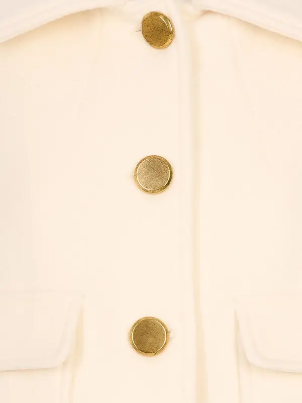 P.a.r.o.s.h Button-front Long-sleeve Casual Jacket