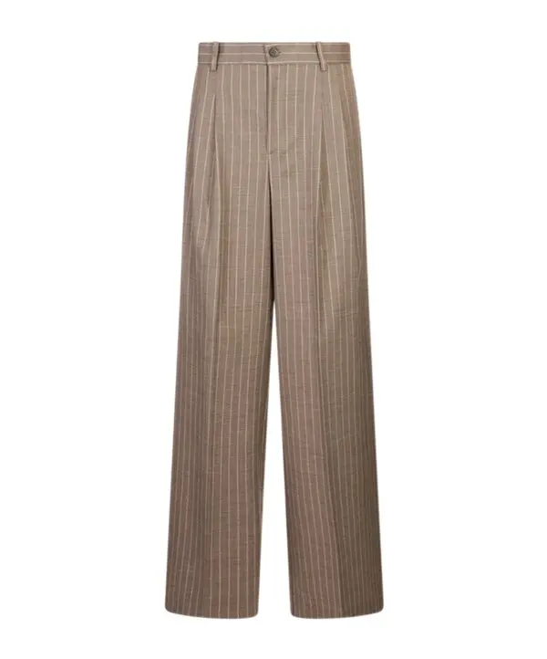 P.a.r.o.s.h Pinstripe Pleated Trousers