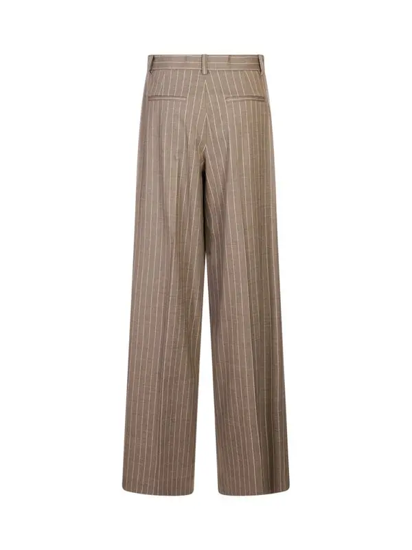 P.a.r.o.s.h Pinstripe Pleated Trousers