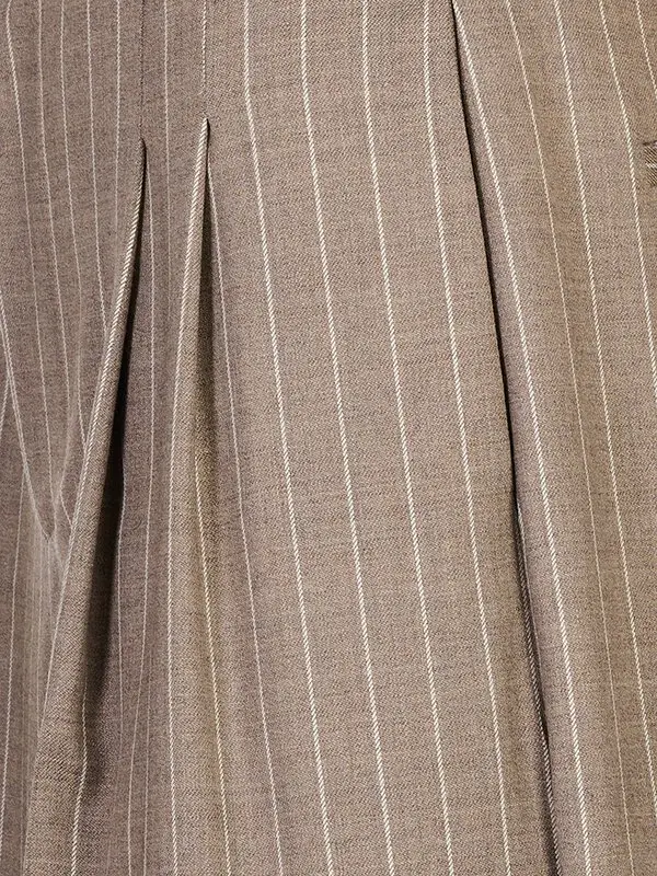 P.a.r.o.s.h Pinstripe Pleated Trousers