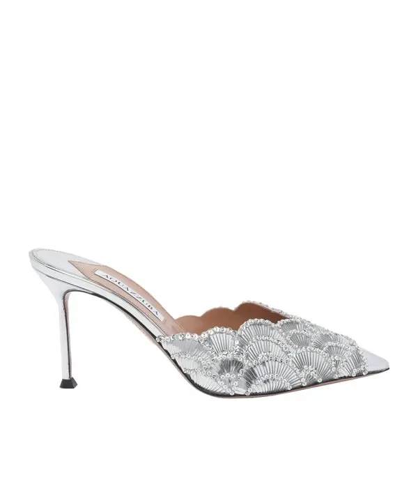 AQUAZZURA Ce Soir 85 Mules - No