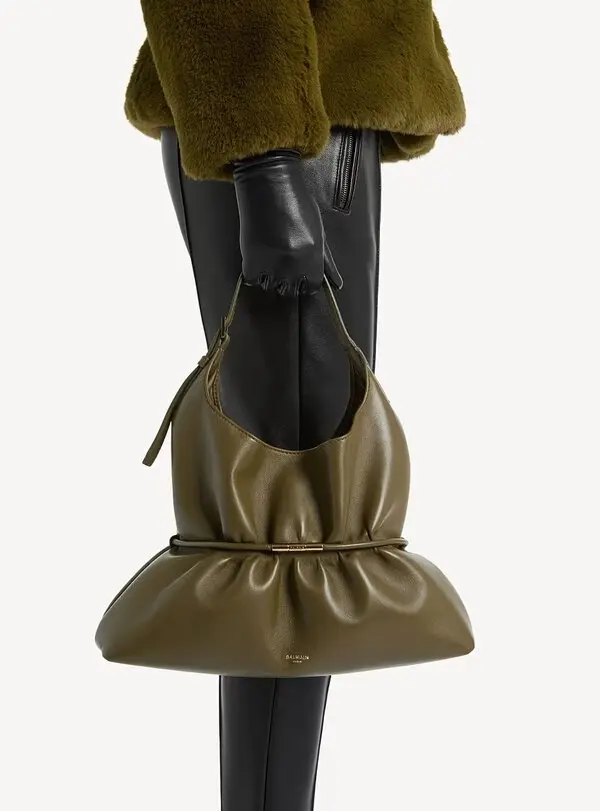 Balmain Sphynx Medium Bag In Smooth Leather