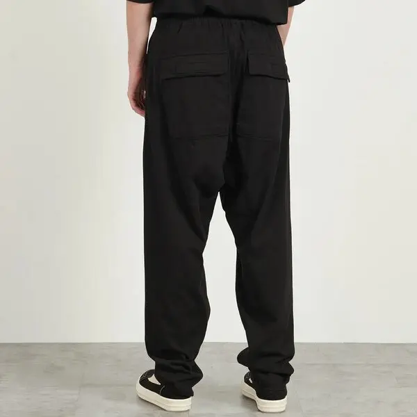 Rick Owens Drawstring Drop-crotch Cargo Trousers