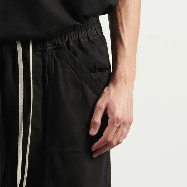 Rick Owens Drawstring Drop-crotch Cargo Trousers