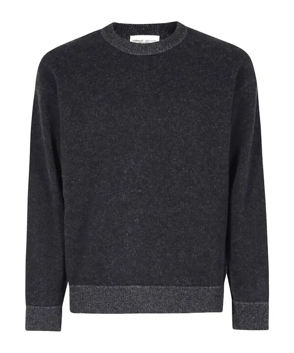 ROBERTO COLLINA Crew Neck Long Sleeve Knit Top