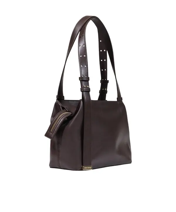 Armani Exchange Zipper Shoulder Bag - Black