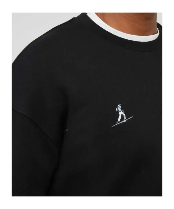 MAMMUT Base Ml Crew Neck Ski Tour - Black