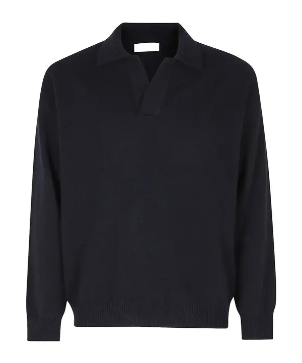 ROBERTO COLLINA Skipper Polo Knit Shirt