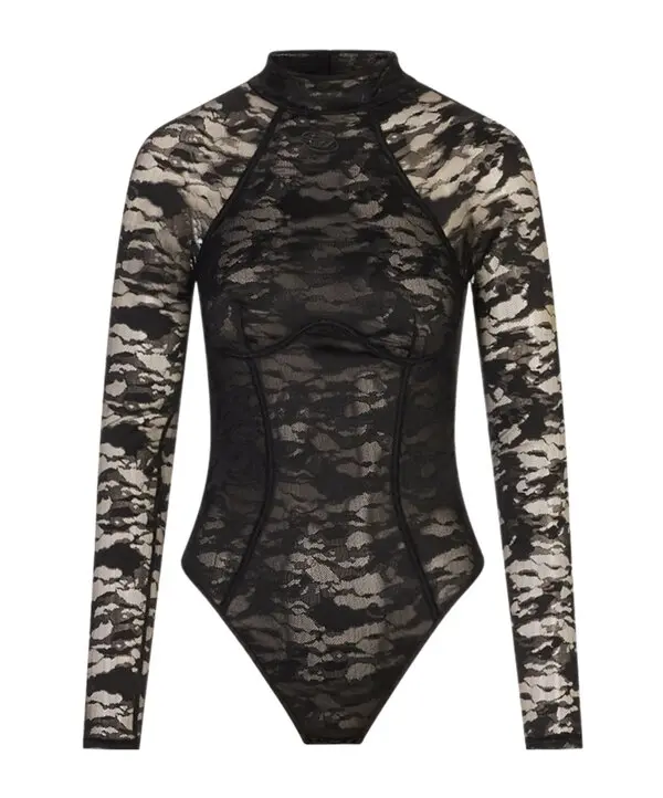 DIESEL® Long-sleeve High-neck Bodysuit