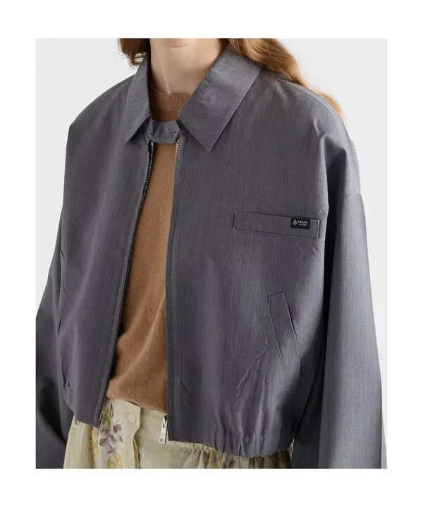 Prada Light Mohair Blouson Jacket
