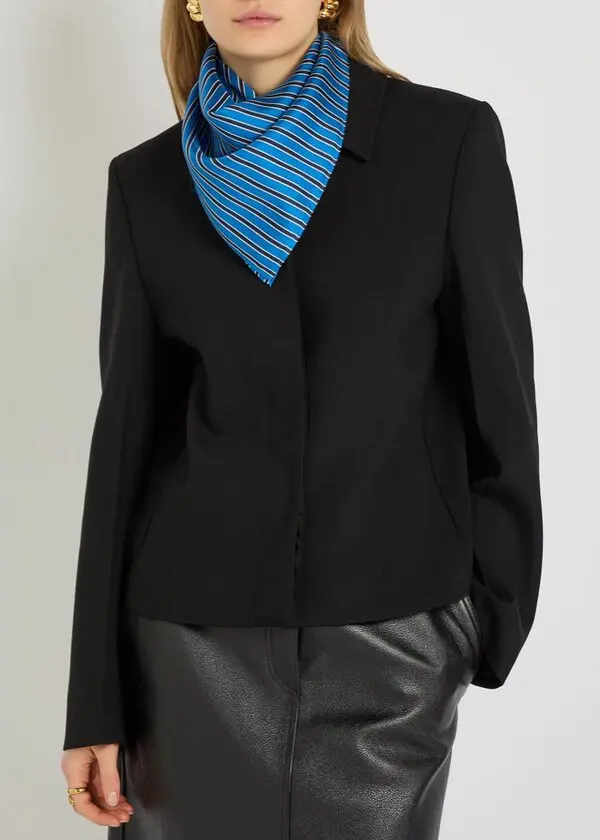 TOTEME Striped Silk Scarf