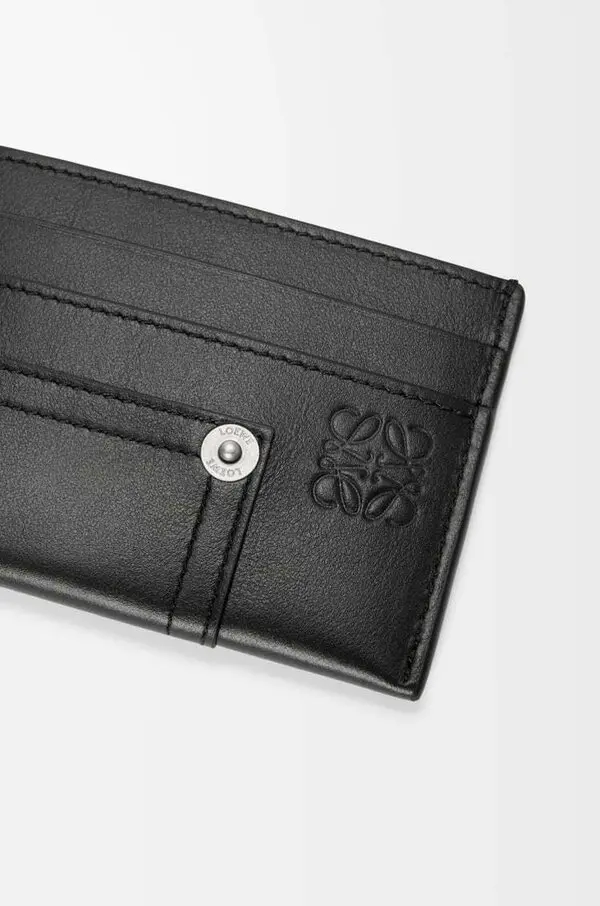 Loewe Panta Plain Cardholder In Shiny Calfskin