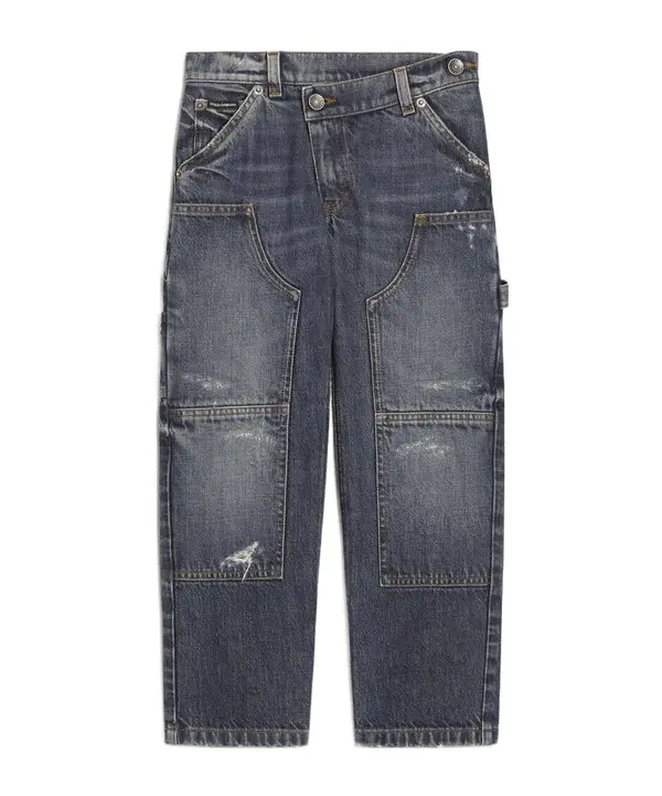 Dolce & Gabbana 5-pocket Denim Trousers - Blue