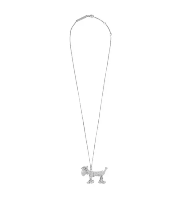 Loewe Sausage Dog Necklace With Rope Texture