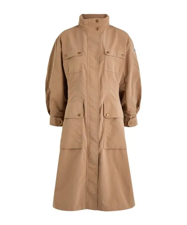 Moncler Nantes Shell Parka - Nude