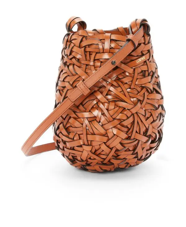 Loewe Nest Logo Debossed Basket Bag
