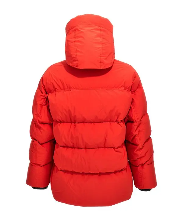 DOUBLET Animal Accent Hooded Padded Down Jacket
