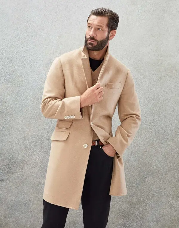 Brunello Cucinelli Single-breasted Cashmere-blend Coat