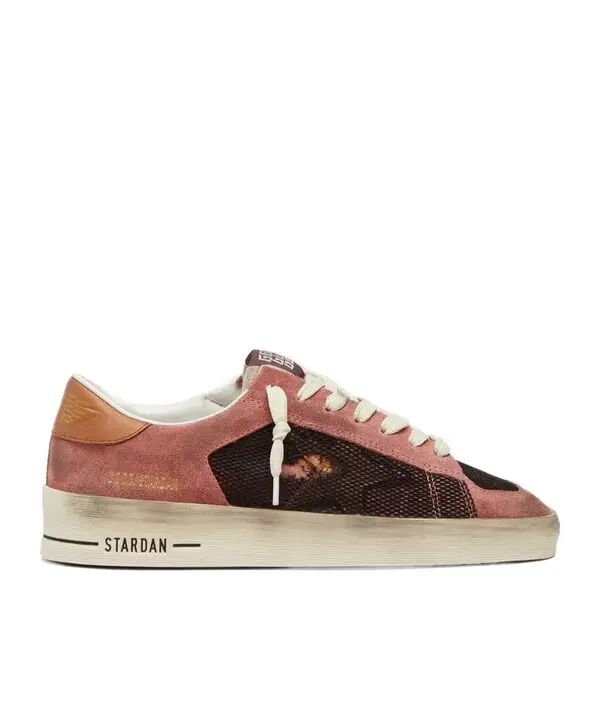 GOLDEN GOOSE Suedette Lace-up Sneakers - Pink