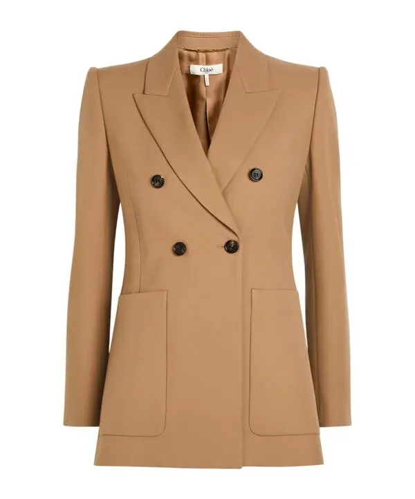 Chloé Double-breasted Wool Blazer