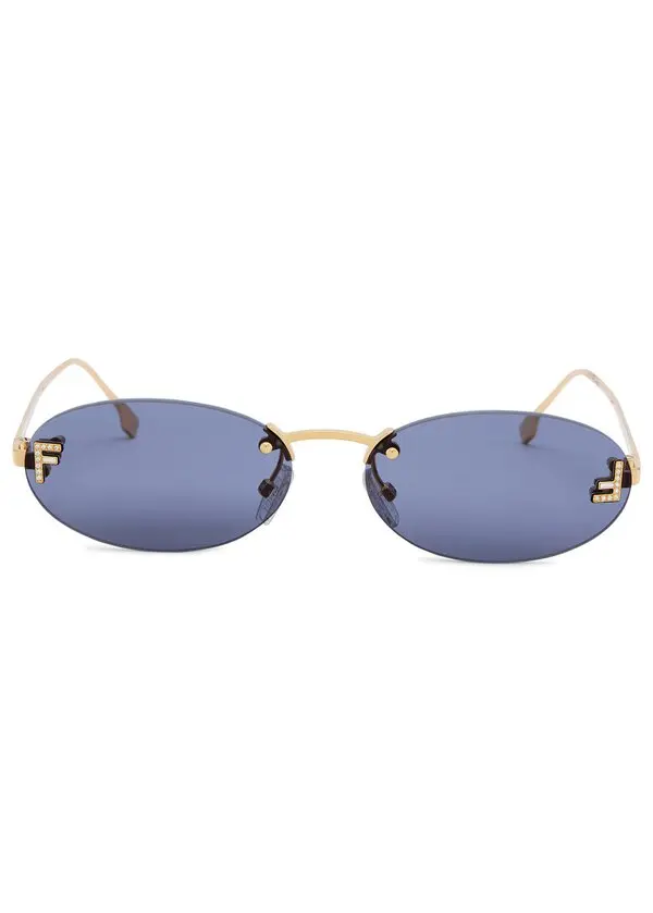 Fendi Oval-frame Sunglasses
