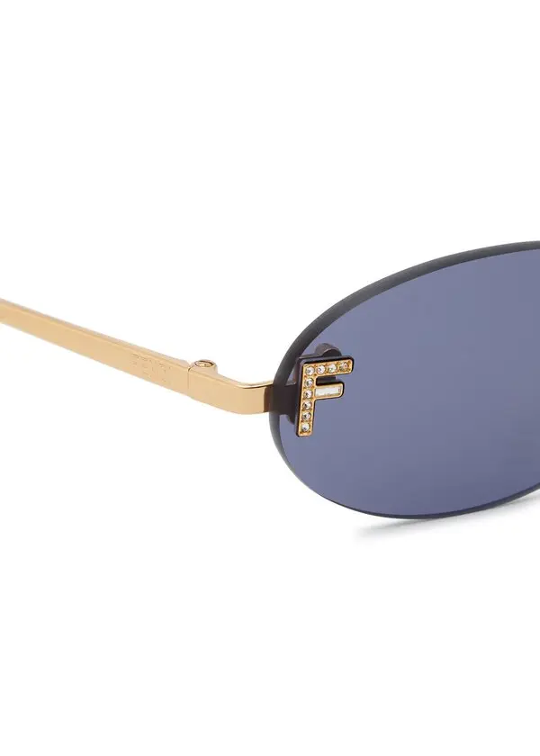 Fendi Oval-frame Sunglasses