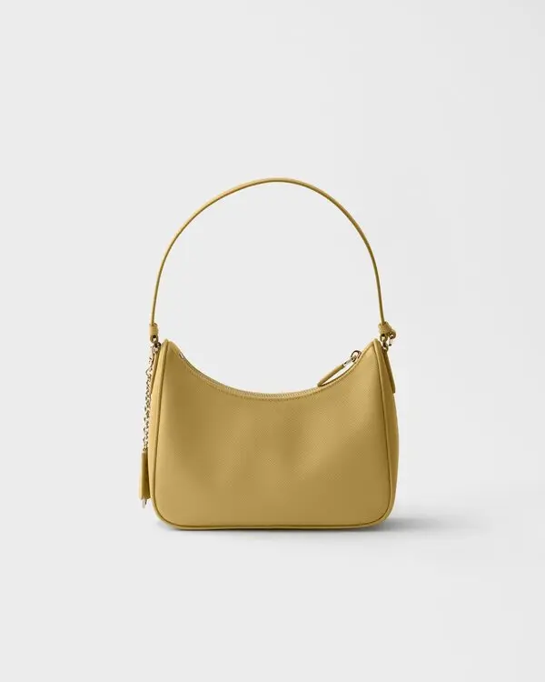 Prada Re-edition 2005 Saffiano Leather Mini-bag - Vanilla
