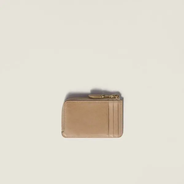 Miu Miu Logo-embossed Zipped Wallet