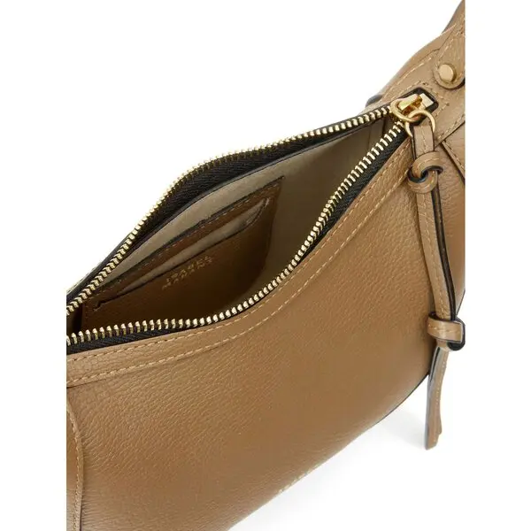 Isabel Marant Étoile Oskan Shoulder Bag With Studded Detailing - Khaki