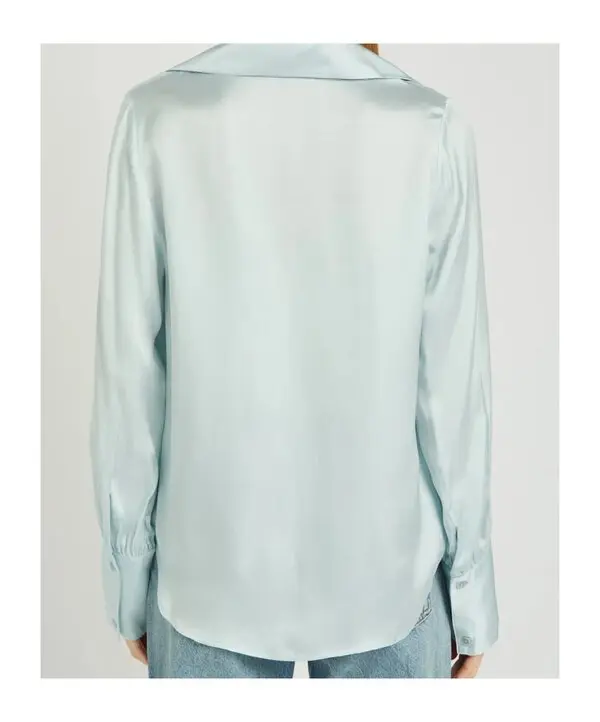ANINE BING Long Sleeve Shirt - Light Blue
