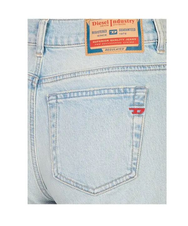 DIESEL® Belt-loop Wide-leg Jeans - Blue