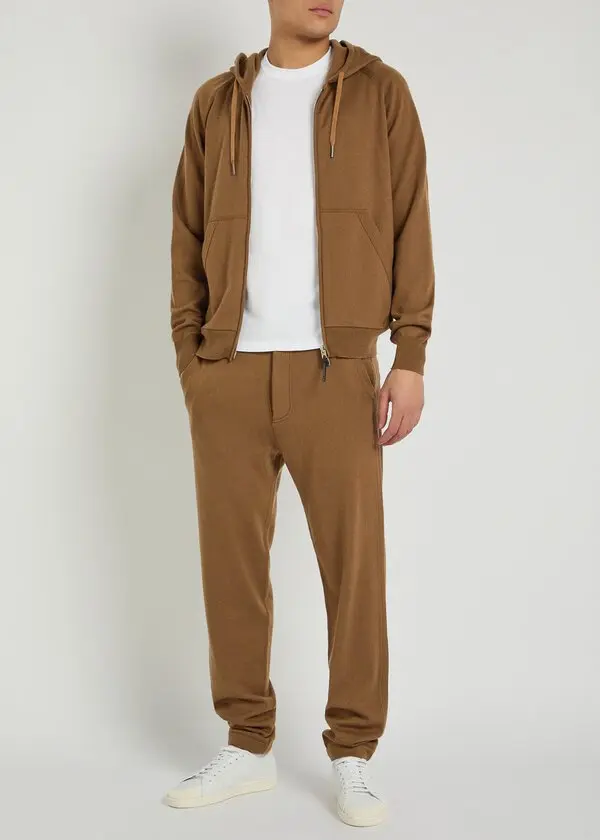 TOM FORD Hooded Cashmere And Wool-blend Jumper