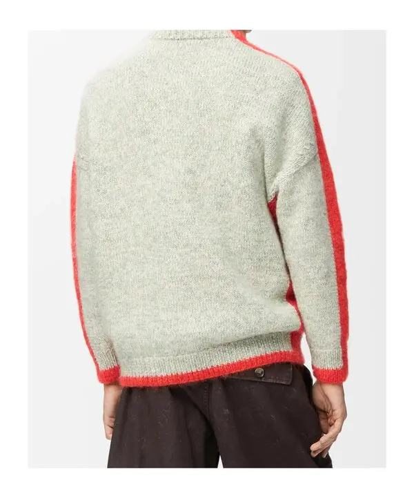 Loewe Wool Sweater With Futurist Cat Intarsia