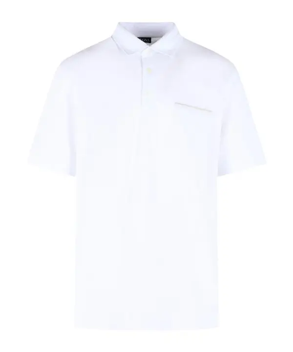 Zegna Pocket Detail Polo Shirt