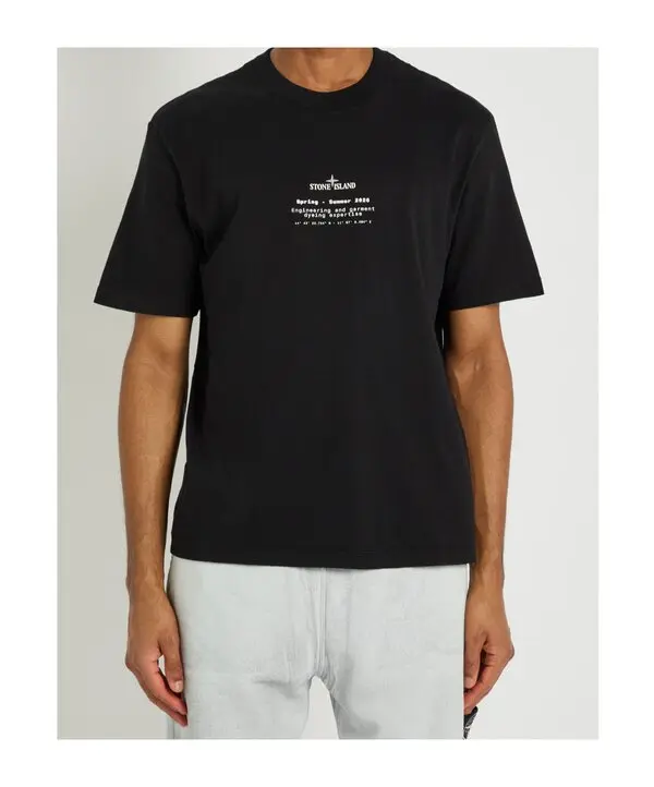 Stone Island Logo-print Cotton T-shirt