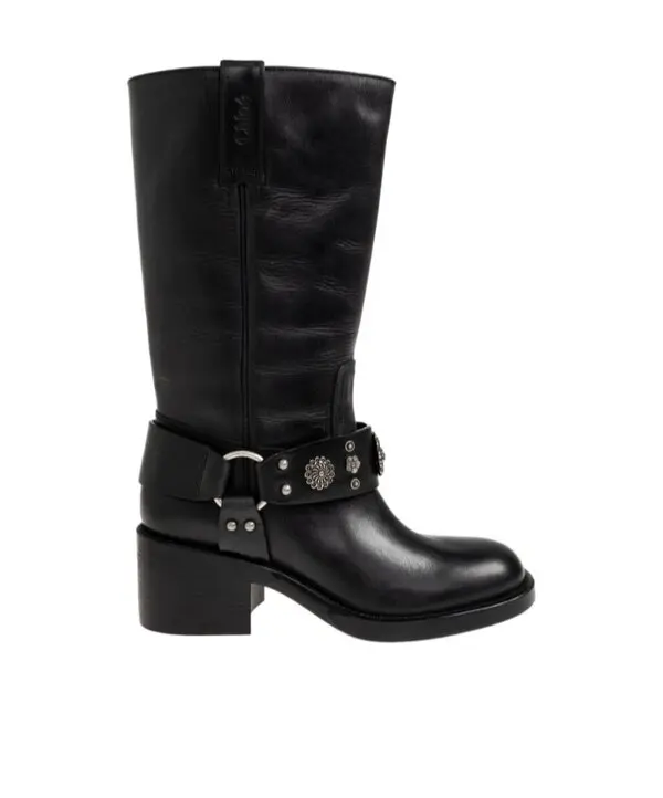 Chloé Round-toe Boots