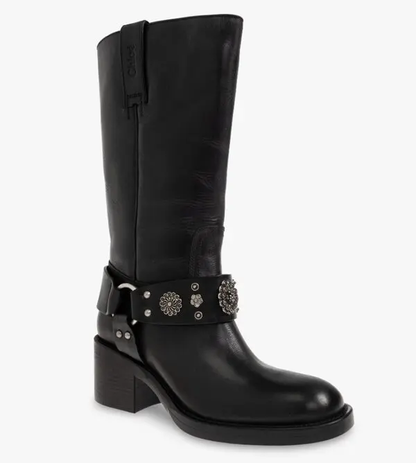 Chloé Round-toe Boots
